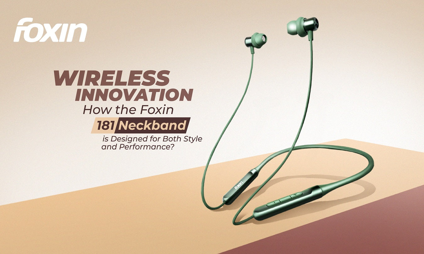 Foxin 181 Neckband Designed for Style and Performance – Foxin Brand Store