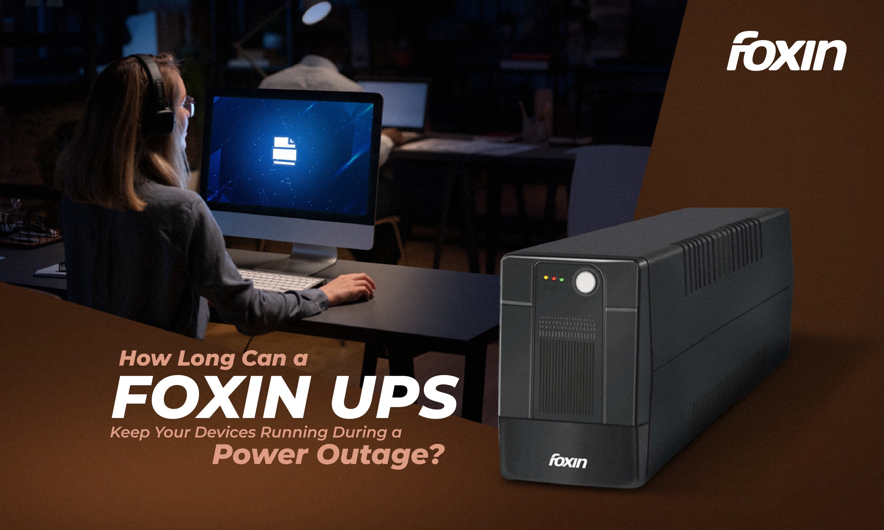 Foxin FPS-1001 UPS: Reliable Power Backup You Can Trust