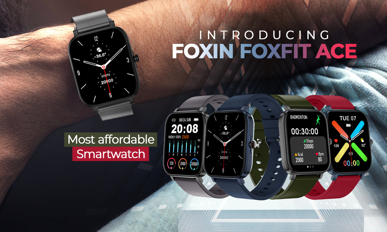 Introducing Foxin Foxfit Ace - most affordable Smartwatch – Foxin Brand ...