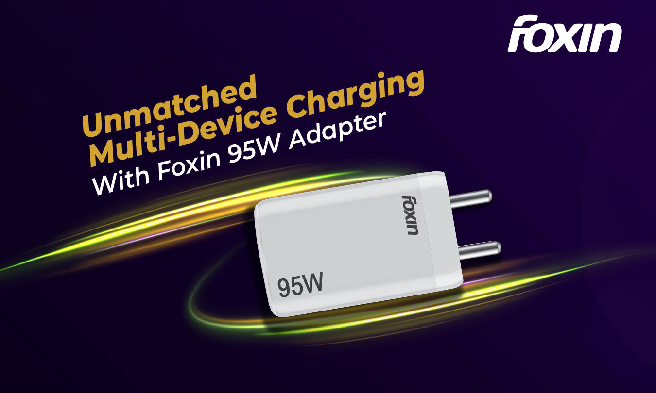 Unmatched Convenience of Multi-Device Charging With Foxin 95W Adapter ...