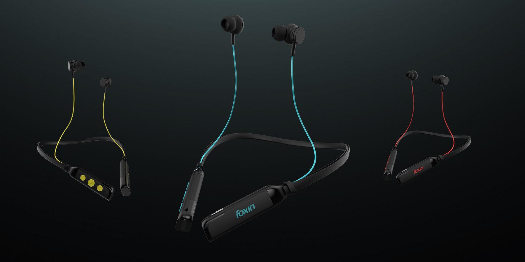 Bluetooth Neckband Headphones Online | Buy Neckband in India – Foxin ...