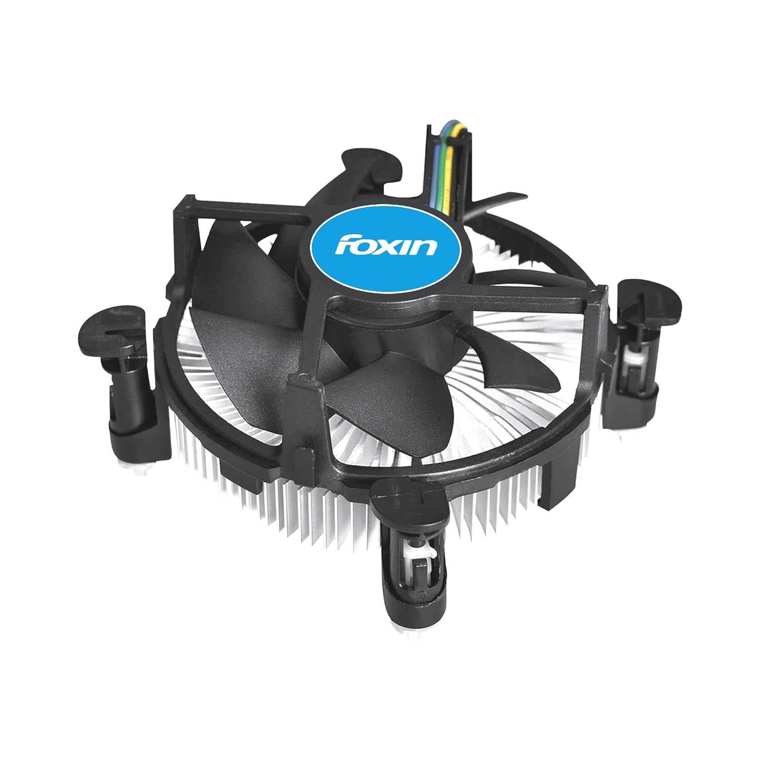 Foxin CPU Cooler/CPU Fan with Rainbow LED | 90mm RGB Fan | 2500 RPM ...