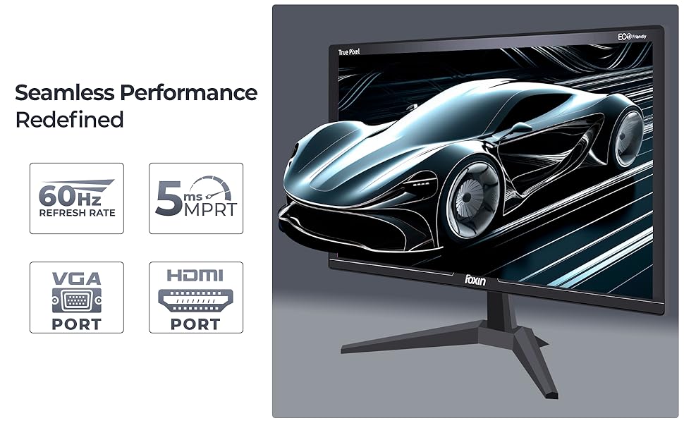 Foxin Crystal 19.5 inch HD Flat Panel LED Monitor