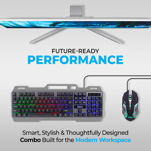 Buy Foxin Thunder Gaming Keyboard Mouse Combo Wired - Foxin Brand Store