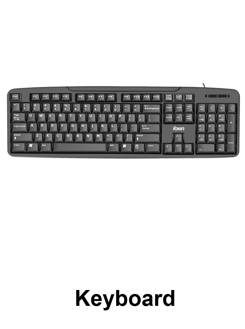 Buy Keyboards & Mouse Combo Online at Best Price in India - Foxin ...